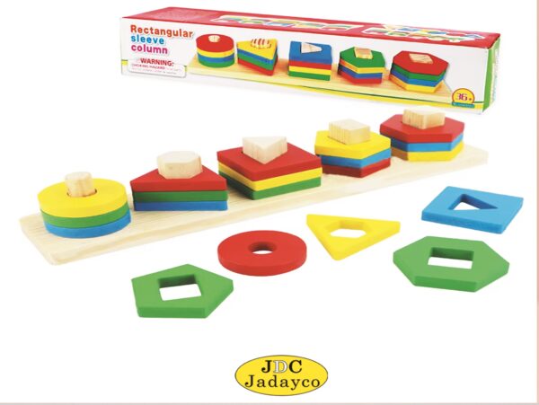 ABACO FIGURAS ALARGADO ROJO - Jadayco